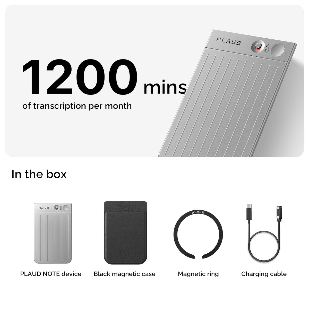 PLAUD NOTE & PLAUD AI Annual Membership - Plaud UK